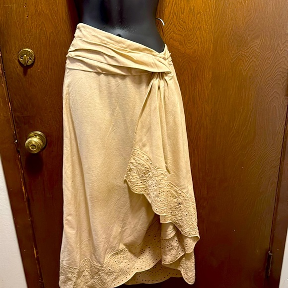 Jason Wu | Skirts | Jason Wu Linen Eyelet Skirt | Poshmark